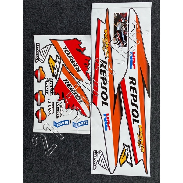 STICKER HONDA WAVE 100R / W100R RESPOL | Shopee Malaysia