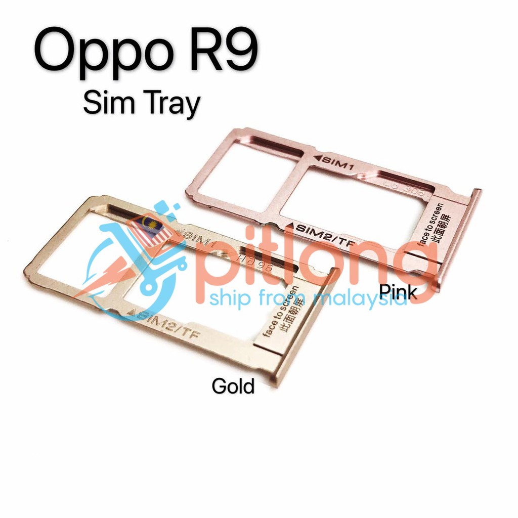 OPPO R9S Sim Card Holder Sim Socket Slot Replacement Parts | Shopee ...
