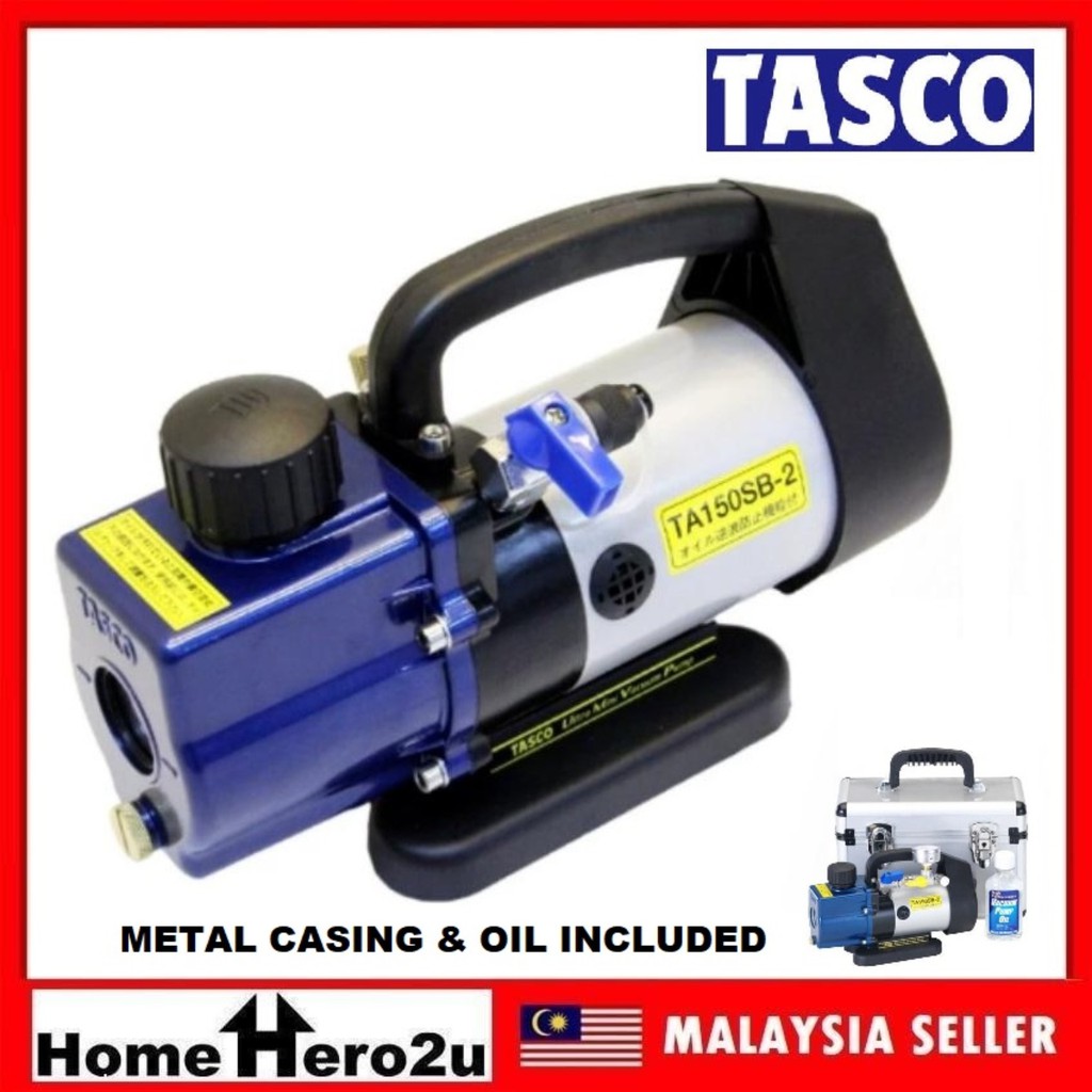 Tasco TA150SB-2-220 Single Stage Vacuum Pump Aircond with Check Valve ...