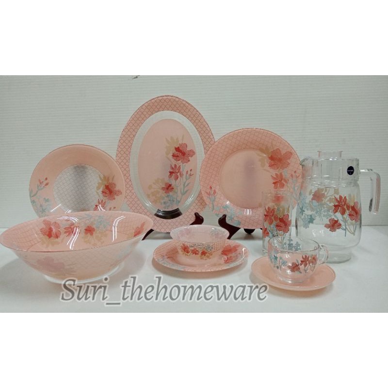 LUMINARC 46 PCS SPRING LOOM DINNER SET (Q1228) | Shopee Malaysia