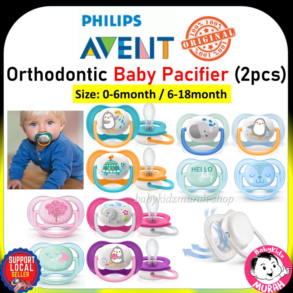 Avent Pacifier Puting Baby Anti Jongang 💯Original Avent Ultra Soft ...