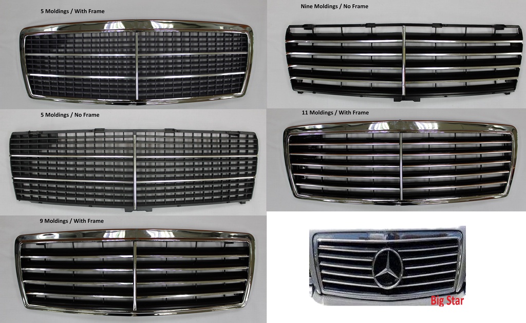 Mercedes-Benz C-Class / W202 / Front Grille | Shopee Malaysia