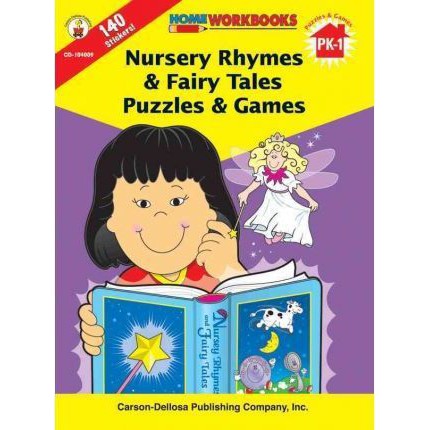 Nursery Rhymes & Fairy Tales Puzzles & Games, Grades Pre-Kindergarten ...