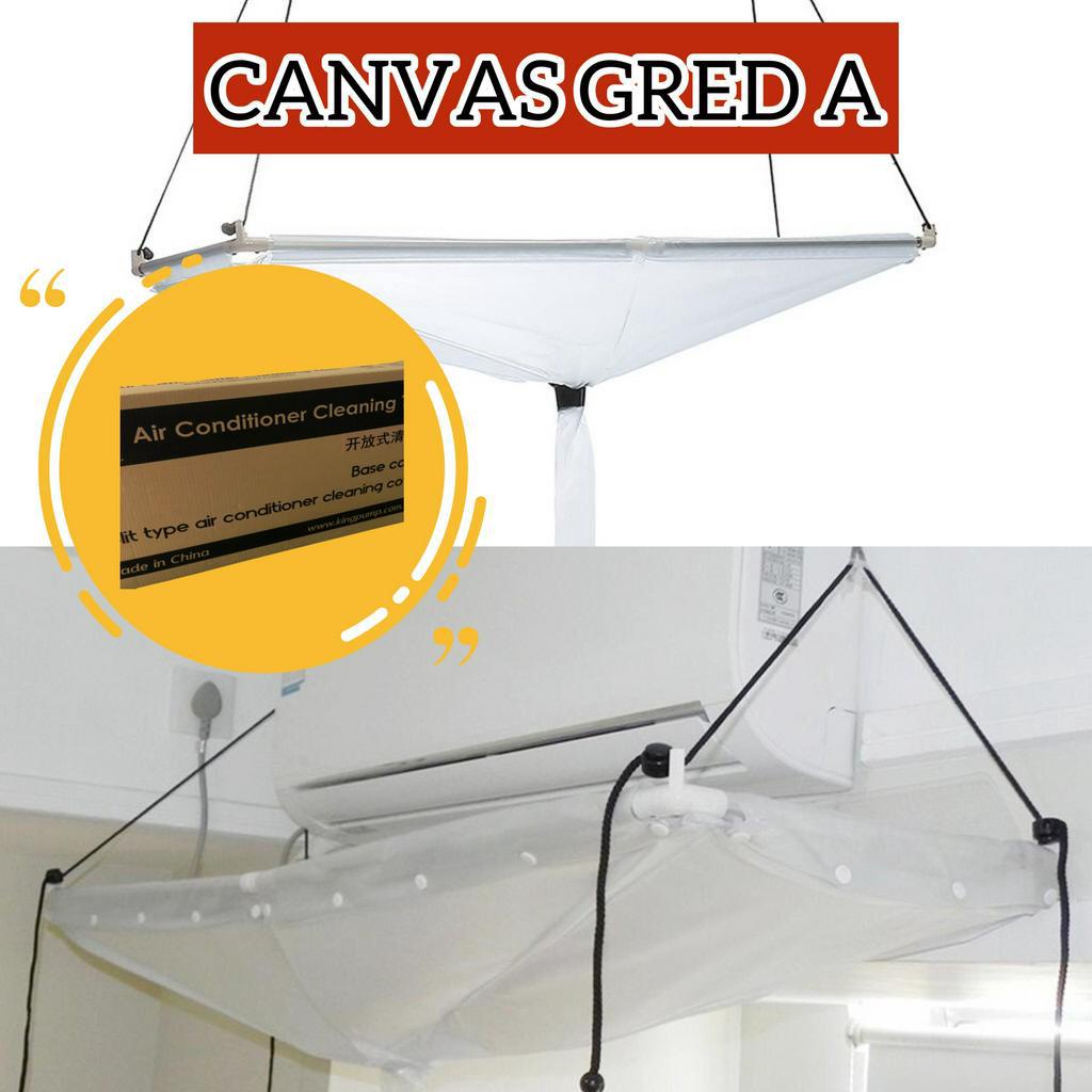 Canvas Aircond Cleaning Tool Base Cover Split type Kanvas Service ...