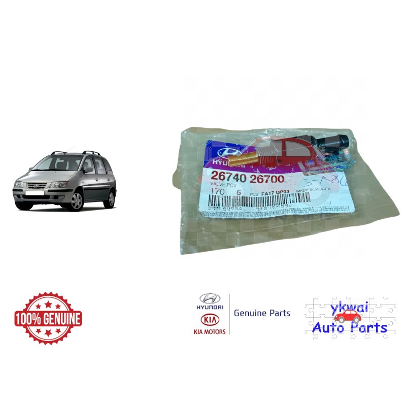 Genuine Hyundai PCV Valve for Hyundai Matrix 1.6cc/Getz/Accent 1.6/Rio ...