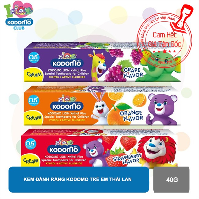 Kodomo Thailand children's toothpaste 40g | Shopee Malaysia