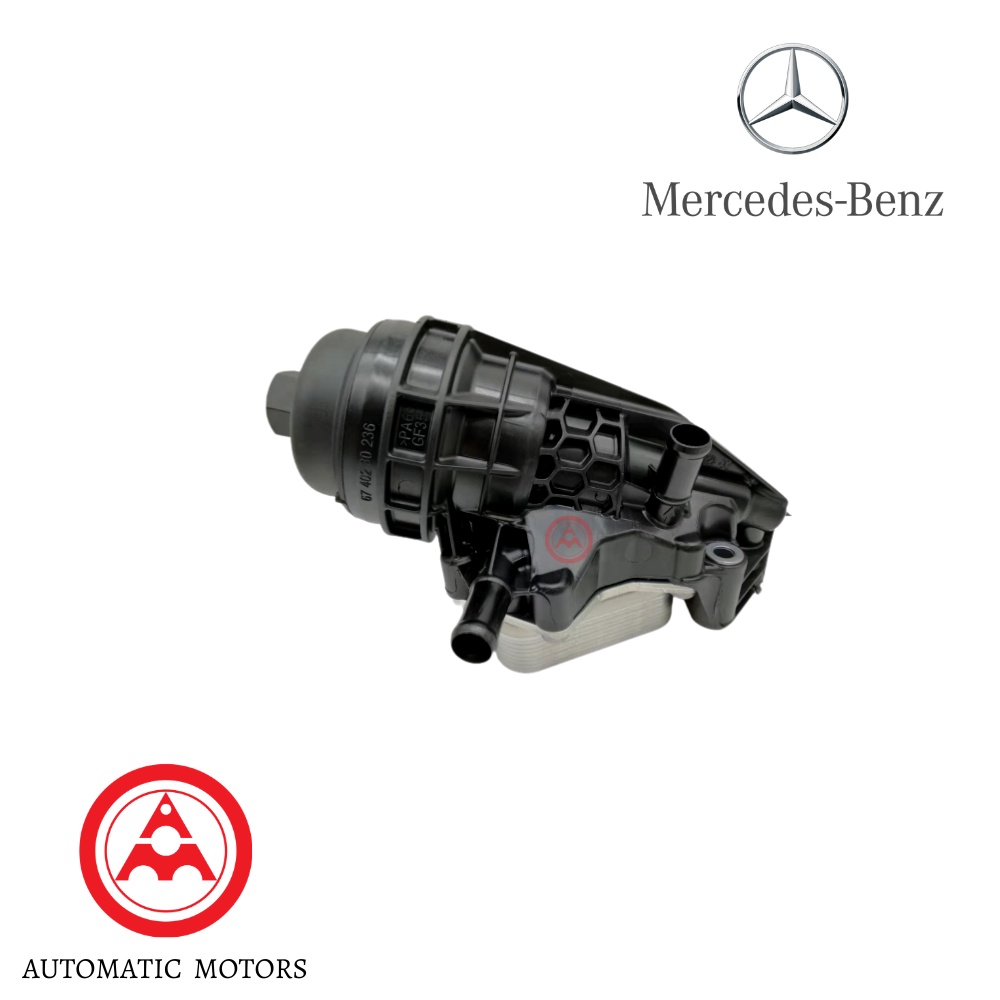 Original Mercedes Benz Oil Filter W/ Engine Oil Cooler M270 2701800500 ...