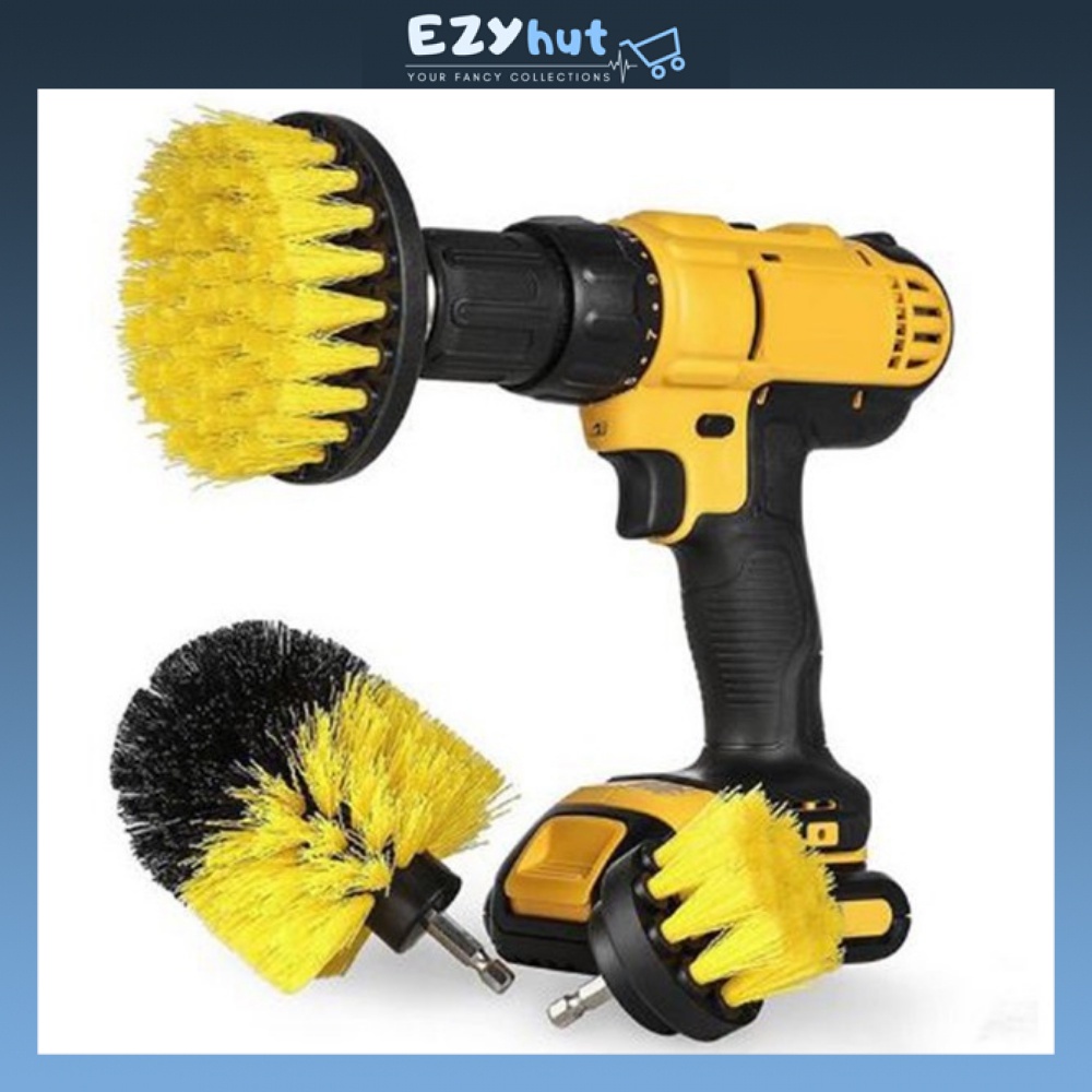 Heavy Duty Drill Brush Power Scrubber Cleaning Tool Set Drill Scrubber ...