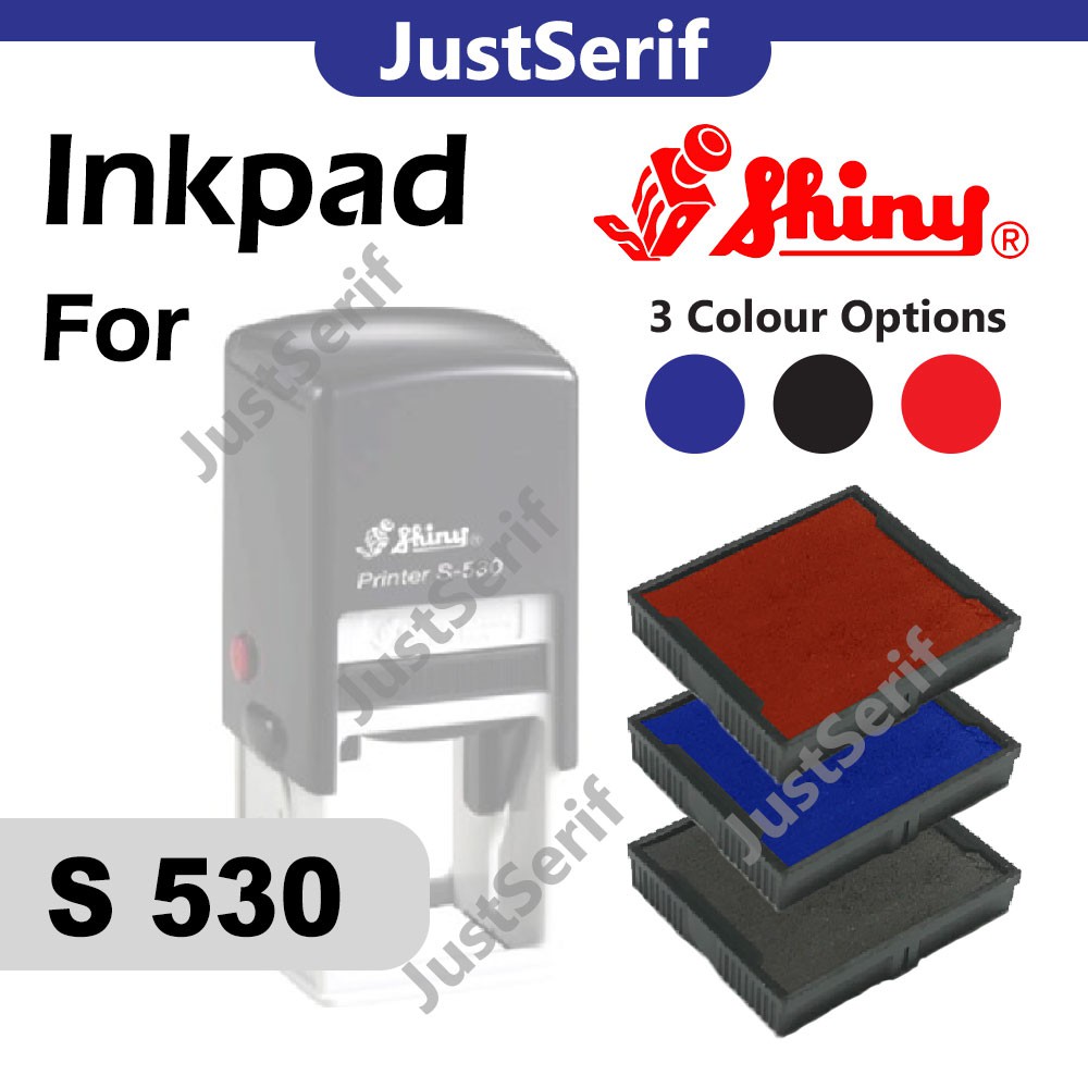 Shiny Replacement Inkpad ink pad self inking rubber stamp S-851-7 S-852-7 S-853-7 S-854-7 524 ...