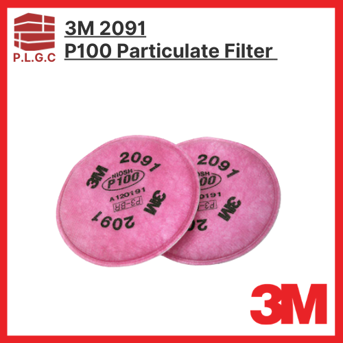 3M 2091 P100 Particulate Filter ( Use with 3M Reusable Respirators ...