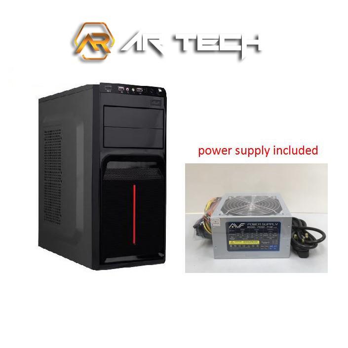 Offcial AVF ACCS560-BRU3 Classique Series ATX Casing with 500W Power ...