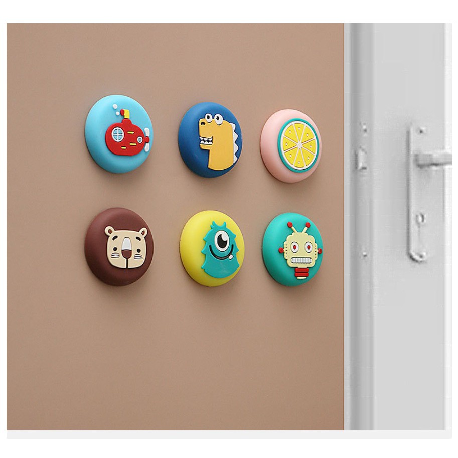 HH233 Door Bumper Anti Door Slam Wall Protetcor Anti Slamming Back ...