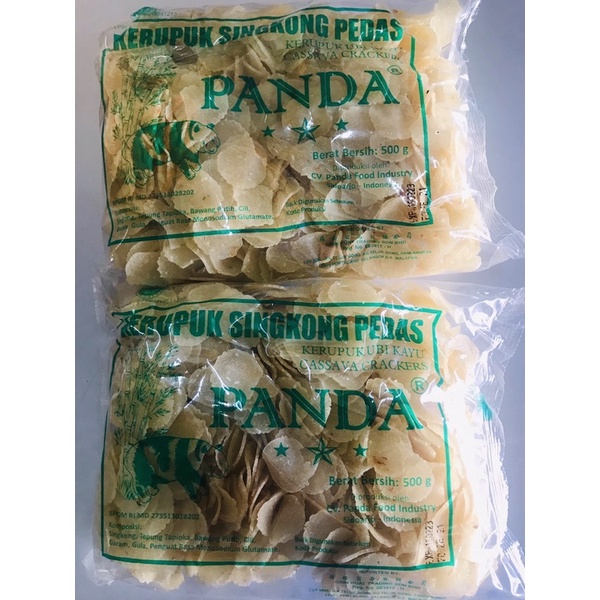 PANDA Keropok Singkong Pedas / Kerupuk Singkong Pedas / Kerupuk Ubi ...