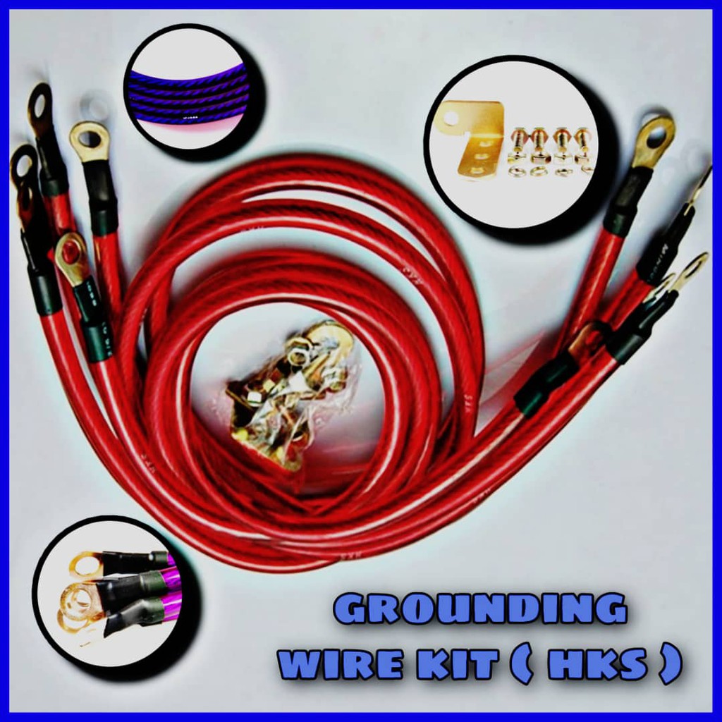 HKS Grounding Wire Kit Wayar Kit Earth Wire Earth Wayar Earth Cable ...
