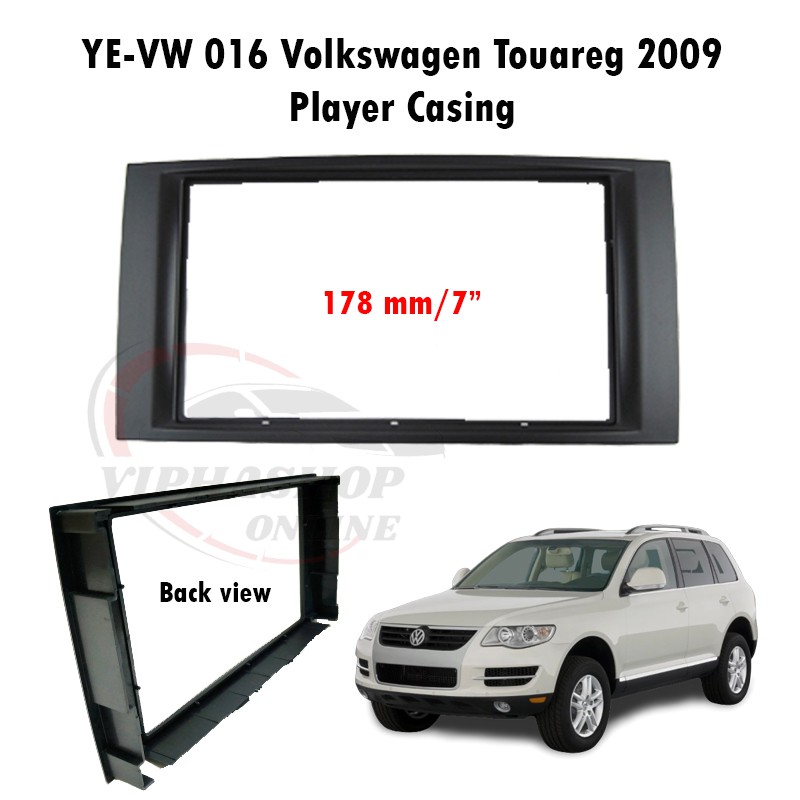 YE-VW 016 Volkswagen Touareg 2005-2009 Player Casing (Black) | Shopee ...