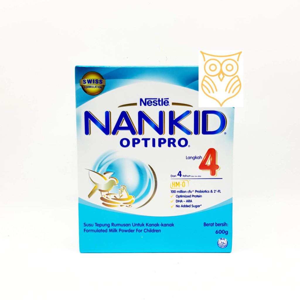 Nestle Nankid Optipro Step 4 (4 years & above) 600g | Shopee Malaysia