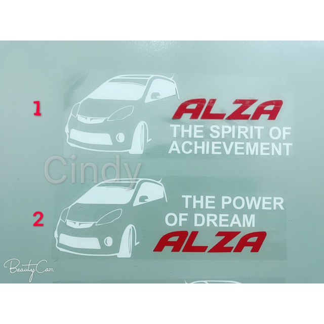 Perodua Alza car sticker | Shopee Malaysia
