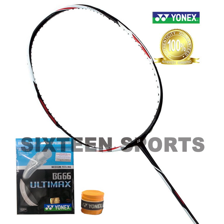 Yonex Duora Z Strike Badminton Racket ( C/W Yonex BG66UM String ...