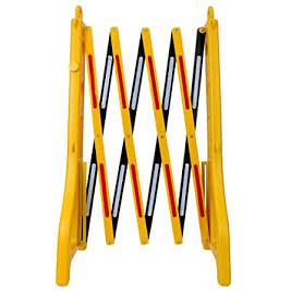 Expandable barrier - Foldable & Expandable Plastic Barrier Gate YELLOW ...