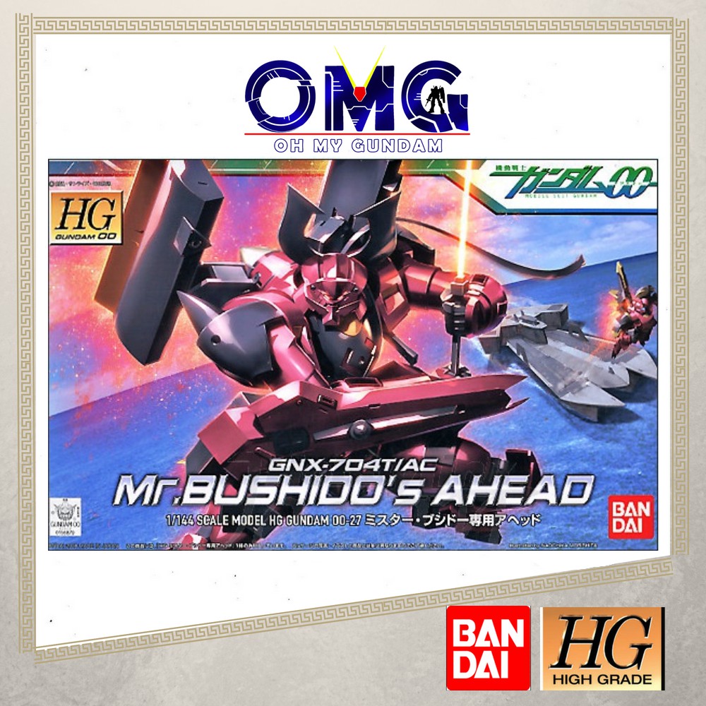Bandai HG Mr. Bushido's Ahead GNX-704TIAC Bushido OMG Gundam 00 OO 1/ ...