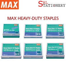 MAX Staples no.(11-1M) (1213 FA-H) (1217FA-H/ML) (2115-1/4-5M) (10-1M ...