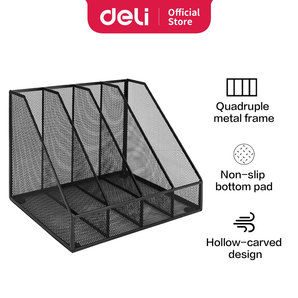 Deli Storage Magazine Container Compartments Non-Slip Bottom Pad 78986 ...