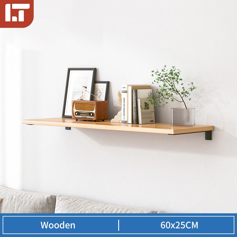Decorative Floating Wall Shelf Wall mounted shelf Wall shelf rack Wall ...
