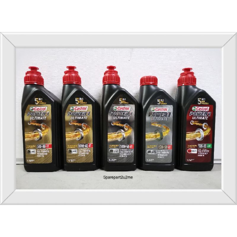 Castrol: Power 1 ULTIMATE (Black Bottle Series) (100% Original) (Made ...