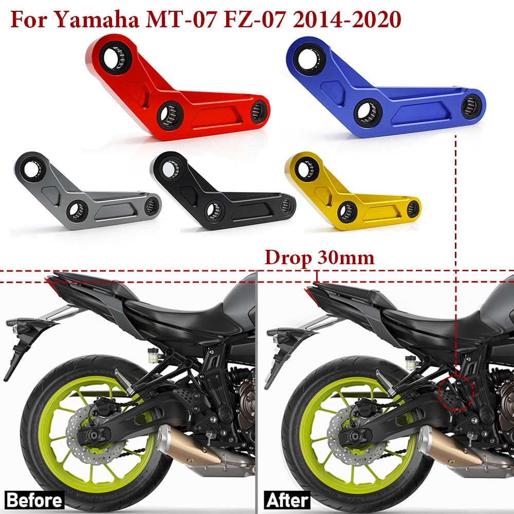 MT07 Lowering Links Kit For YAMAHA MT-07 FZ-07 MT 07 Tracer 700 XSR700 ...