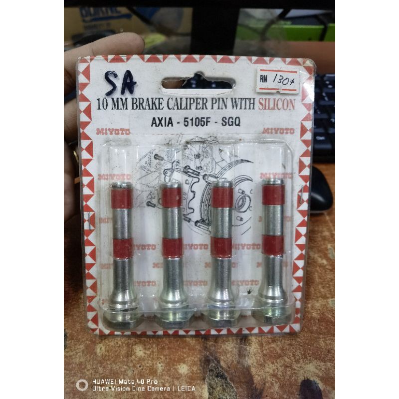 DISC PAD CALIPER PIN WITH SILICONE AXIA FWS 10MM | Shopee Malaysia