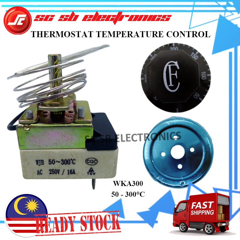 30-110℃ / 50-300℃ DIAL THERMOSTAT TEMPERATURE CONTROL SWITCH FOR ...