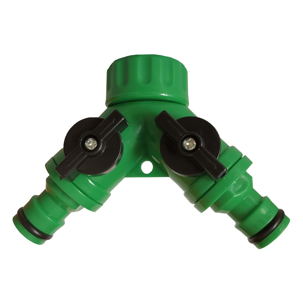 1 Piece 3/4'' Plastic Y Hose Splitter Garden Watering Adapter 2 Way ...
