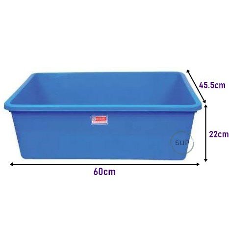 Rectangle Plastic Basin / Tray / Storage / Bakul / Kolam | Shopee Malaysia
