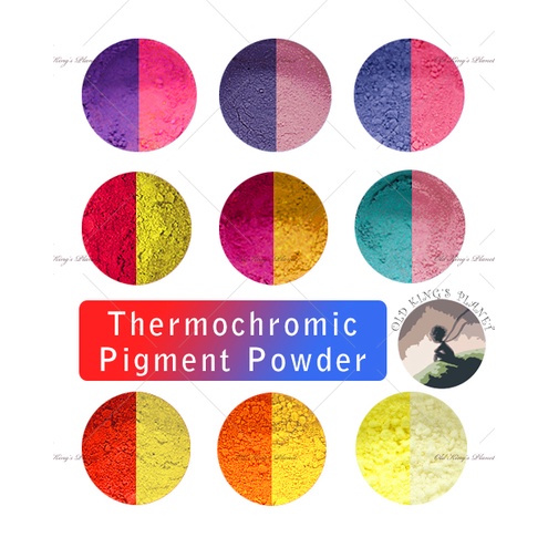 Thermochromic Pigment Powder Thermal Color Change Temperature Powder ...