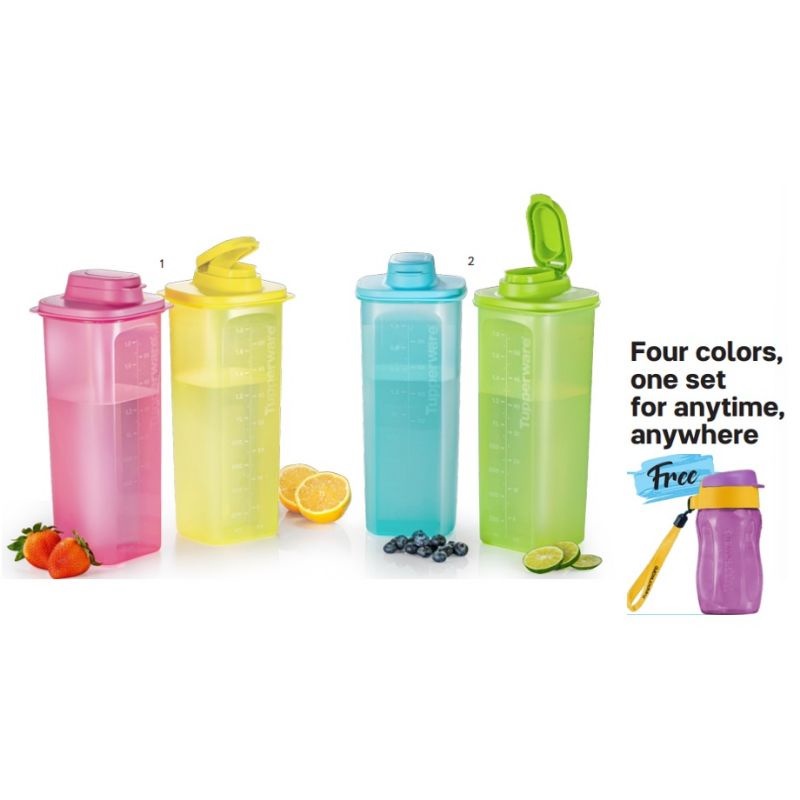 Tupperware Fridge Water Bottle 2L BUY 4 FREE 1 OR Loose Set | Shopee ...