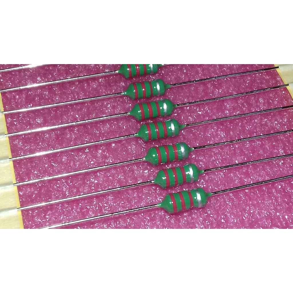 0410 - 102K 1mH . 222K 2,2mH 1/2W Inductor Color Ring Inductor 色环电感 ...