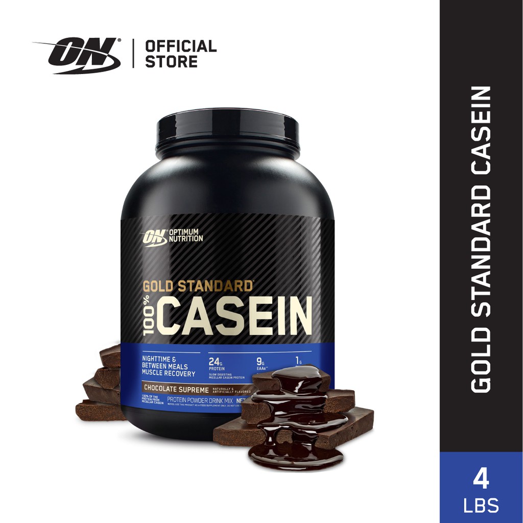 Optimum Nutrition Gold Standard 100% Casein Protein (4lbs) | Shopee ...