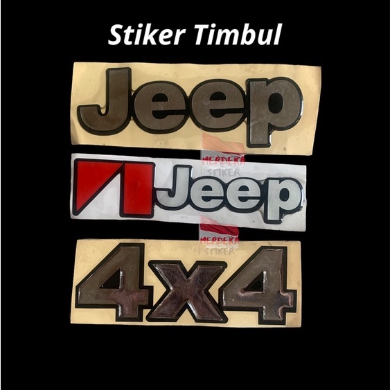 Jeep Car Emblem / Jeep Logo Writing Jeep Letter 4x4 Embossed | Shopee ...