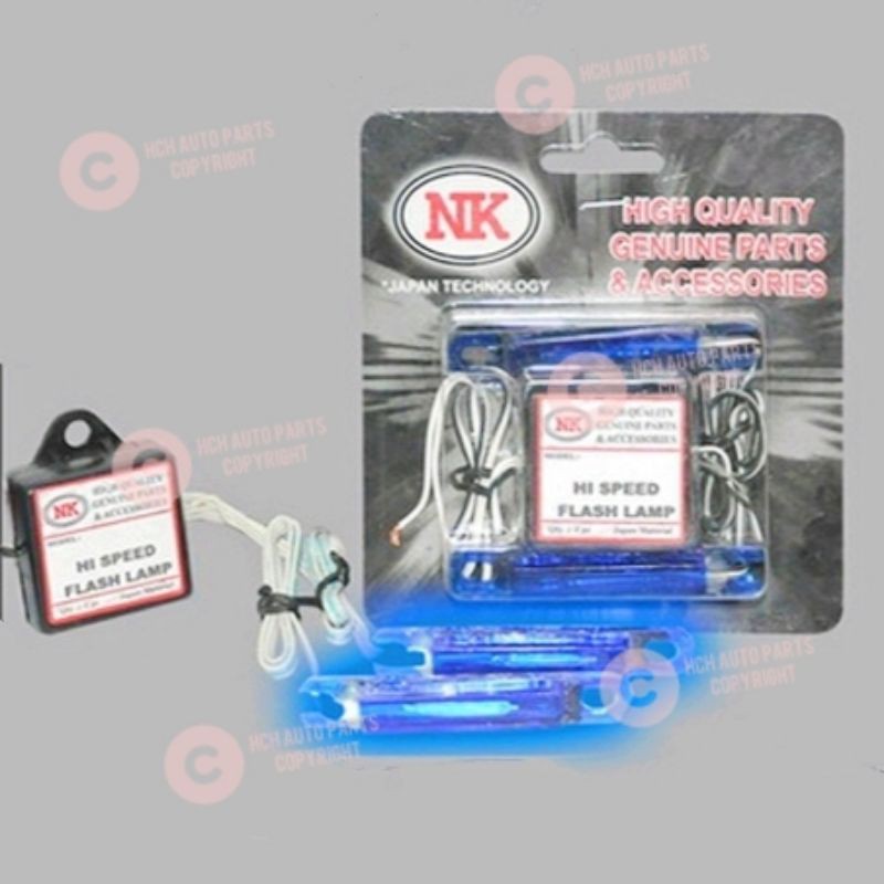 MOTORCYCLE/ CAR UNIVERSAL HIGH SPEED FLASHER LIGHT - DOUBLE TUBE LIGHT ...