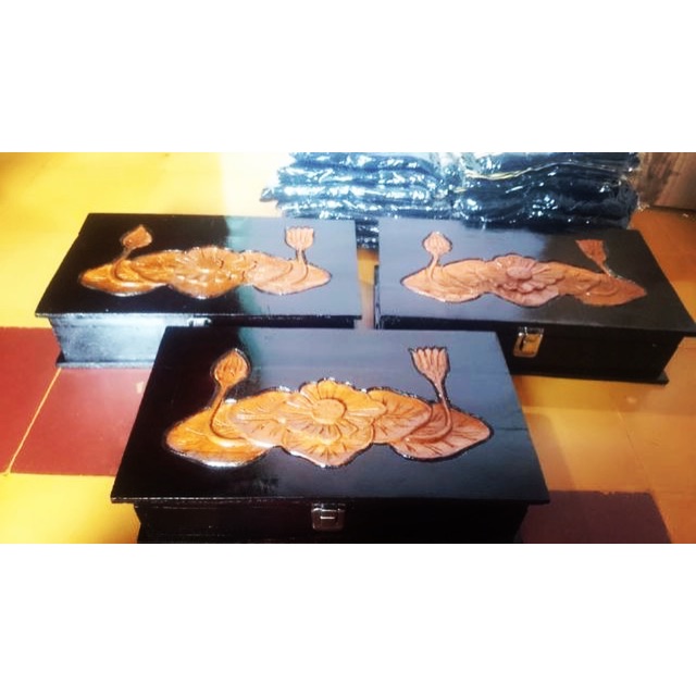 KAYU Antique mori Box full Of Teak Wood | Shopee Malaysia