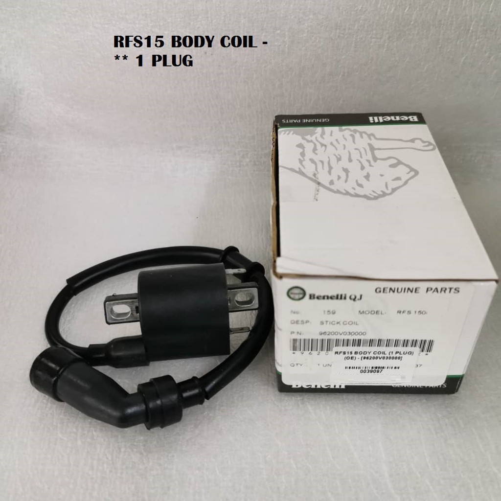 ORIGINAL BENELLI RFS150 BODY COIL 96200V03 RFS150I RFS 150 PLUG COIL ...