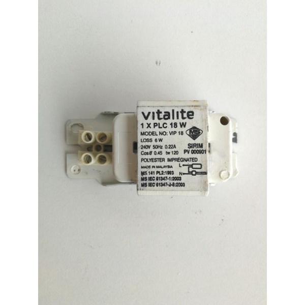 18w Choke /Ballast (for PLC 18w tube) | Shopee Malaysia