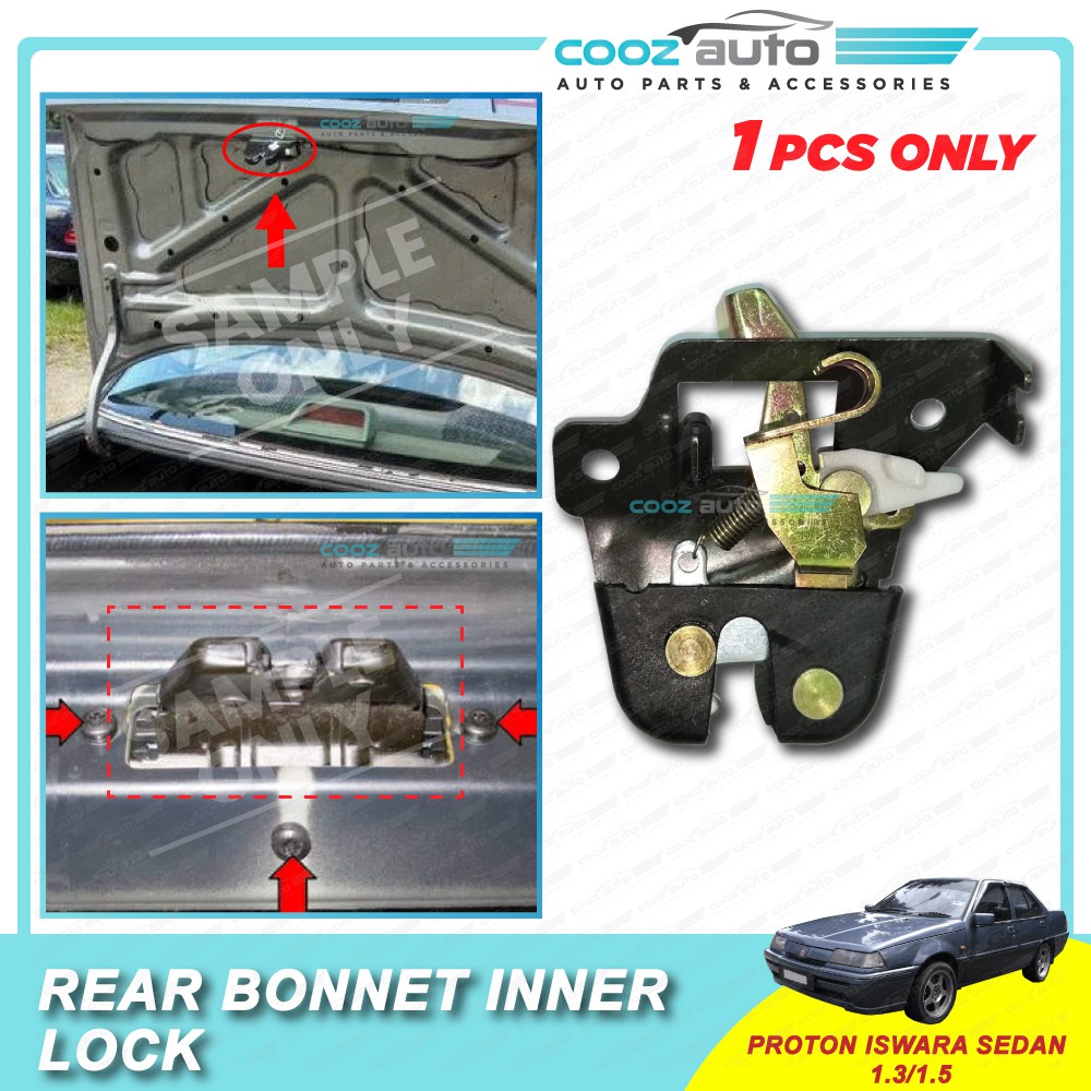 Proton Saga Old Iswara Rear Bonnet Inner Lock (Sedan) | Shopee Malaysia