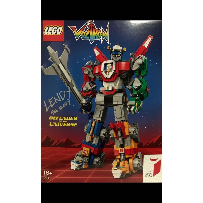 LEGO 21311: VOLTRON - Defender Of The Universe (DENGAN TANDATANGAN ...
