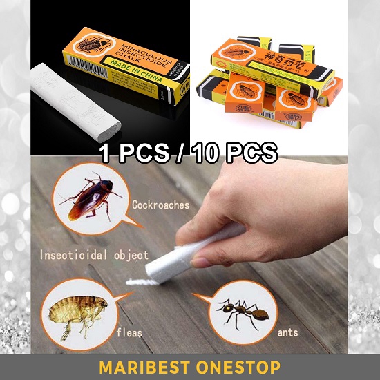 1 PCS Miraculous Cockroach Killer Ant Insect Repellent Chalk Insect ...