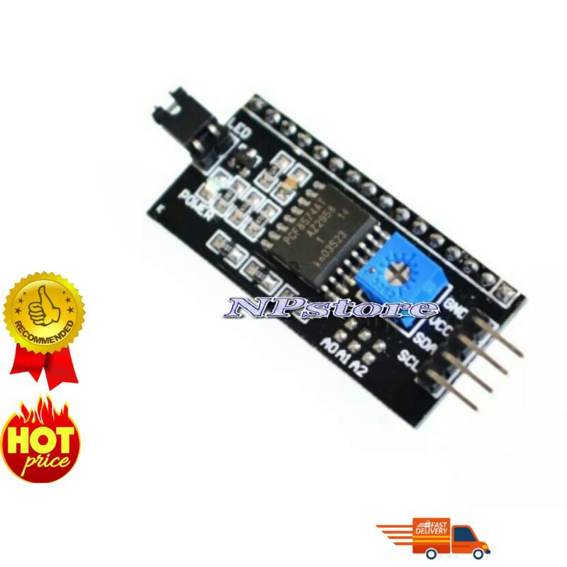 🔥READY STOCK🔥IIC/I2C / Interface LCD1602 2004 LCD Adapter Plate for arduino | Shopee Malaysia