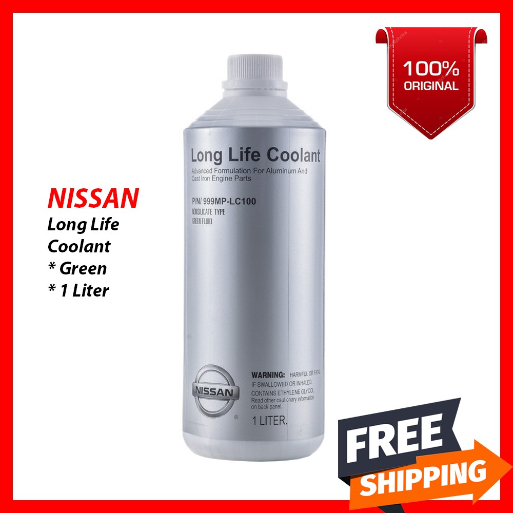 (100% Original) Nissan Long Life Radiator Coolant (1L) Green | Shopee ...