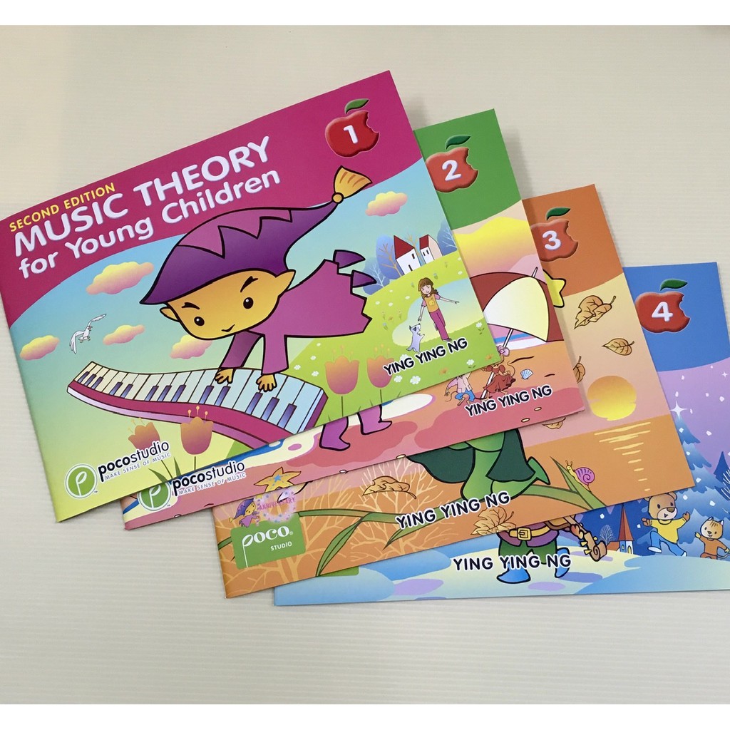 Poco Studio Music Theory for Young Children Book 1~4 by Ying Ying Ng ...