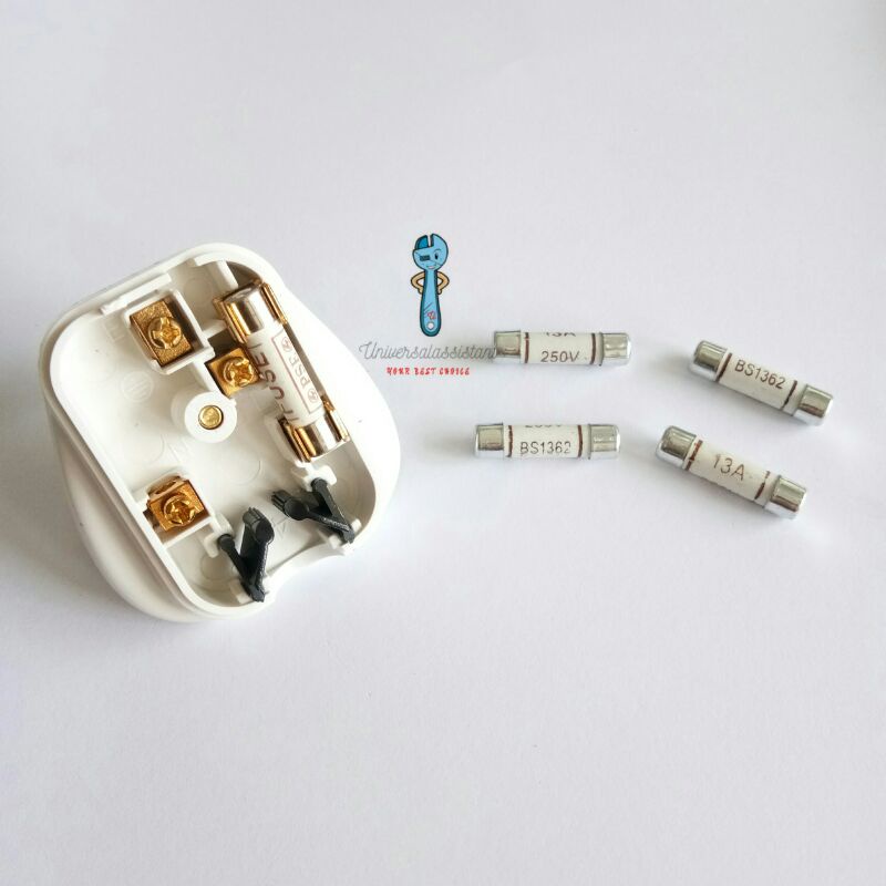 13A Plug Top Fuse | Fuse Cartridge | BS1362 13A 250V | Battery Fuse 13A | Shopee Malaysia