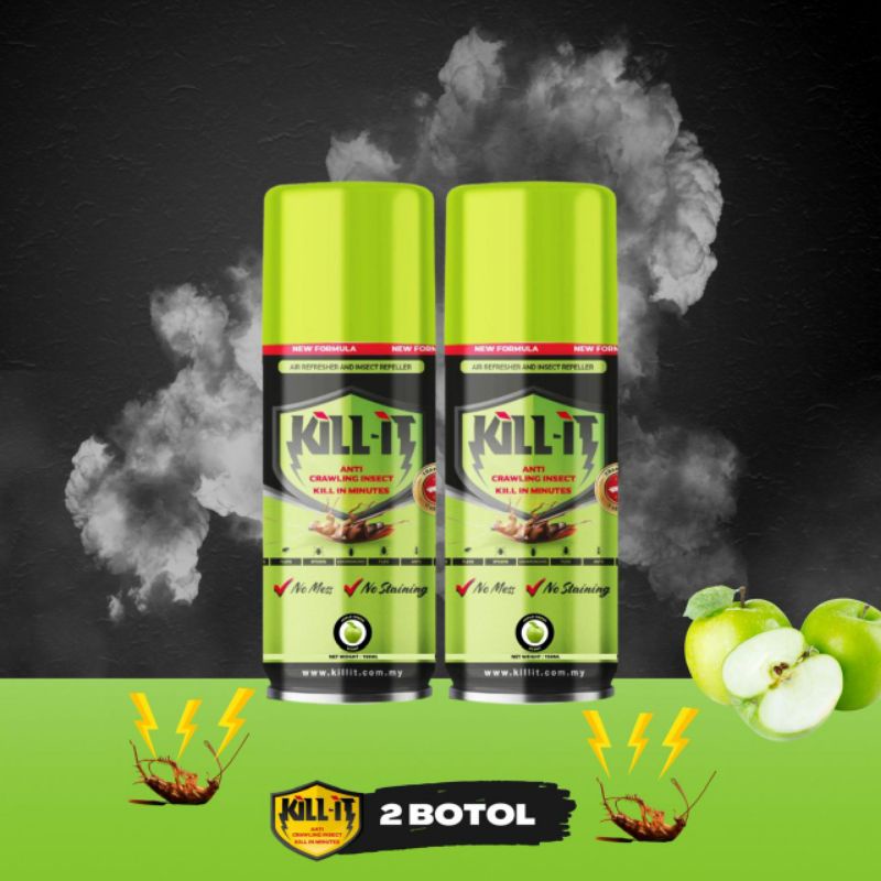 KILL IT SPRAY LIPAS - 2 BOTTLE ( APPLE FLAVOUR 🍏🍎) + FREE GIFT 🎁 ...